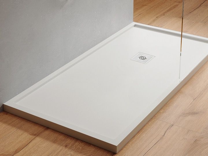 Receveurs de douche, avec bordures anti débordement, Solid Surface ...